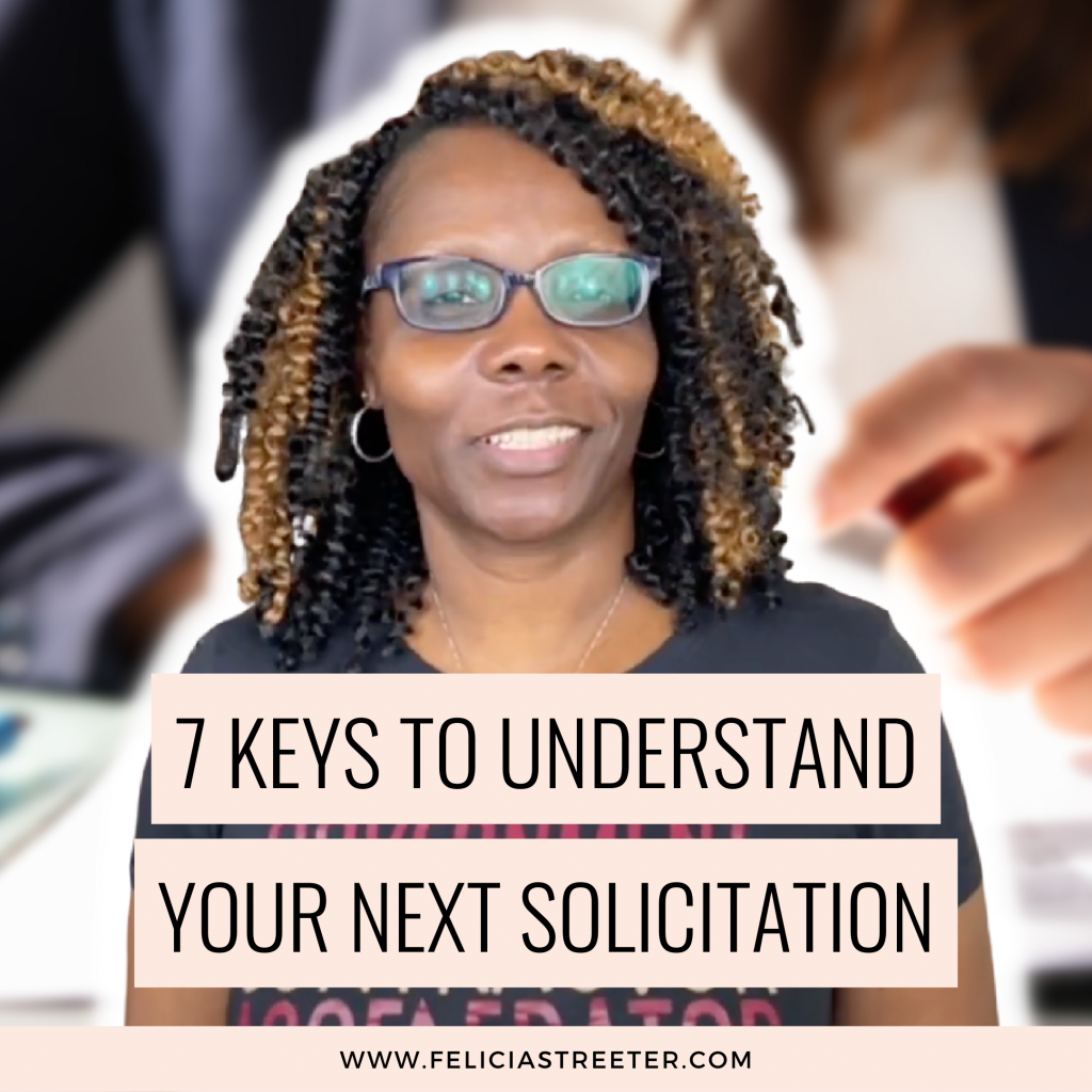 How To Navigate Solicitations - Felicia Streeter